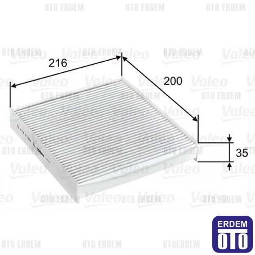 Clio 4 Kabin Filtresi Valeo 272773016R 272770567RT 272770567R ...