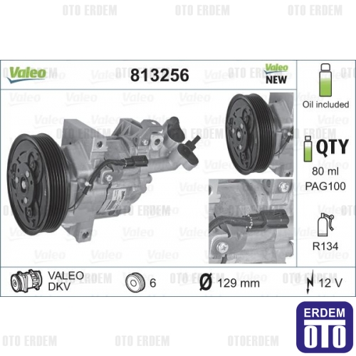 Dacia Sandero 2 Klima Kompresörü Valeo 926009154R 926000105R 926001686R ...