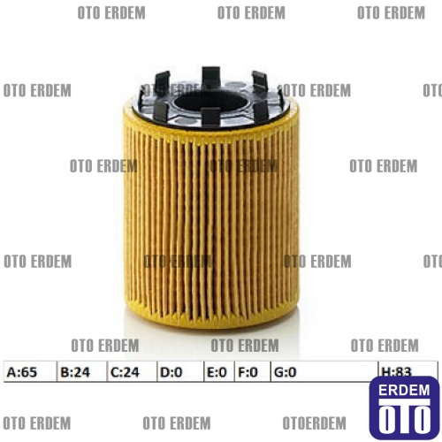 Fiat Doblo Yağ Filtresi Tırnaklı Tip 1.3Mjet 73500049 73500049 ...