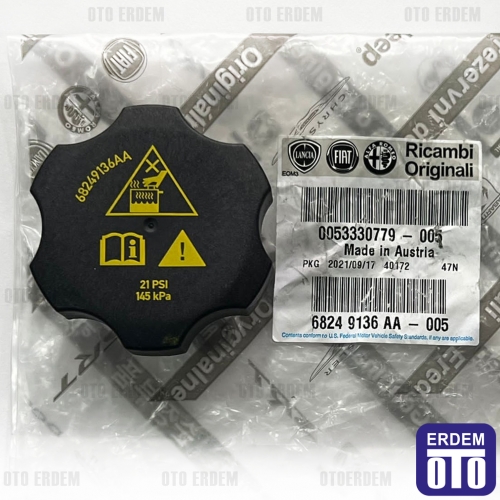 Fiat Egea Radyatör Depo Kapağı Orjinal 53330779 68249136AA K68096261AA ...