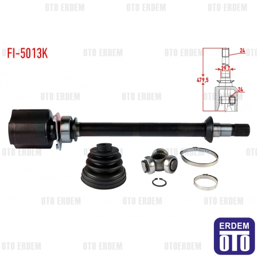 Fiat Linea Aks Sağ Ön Komple 1.3 Mjt 2007 FI-5013K 55209968 » Oto Erdem ...